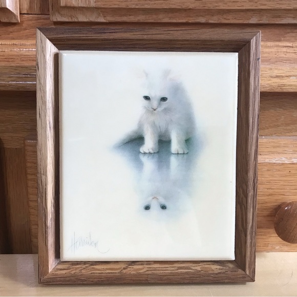 Dining | Vintage Bob Harrison Cat Tile Trivet | Poshmark